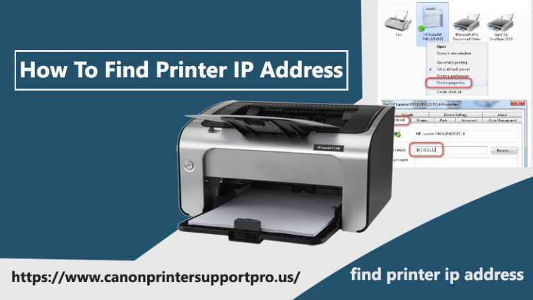 What Are Easy Ways To Find Printer IP Address Canon Printer Support